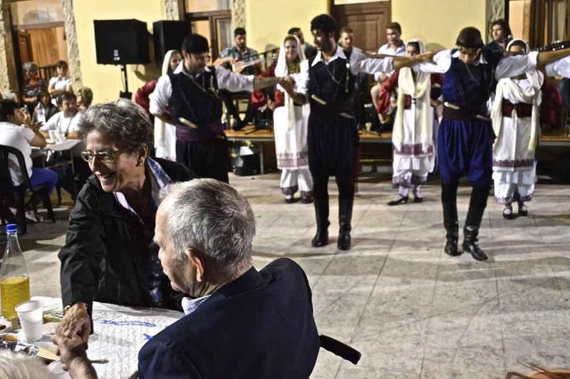 Unique and authentic snail feast in a Cretan village